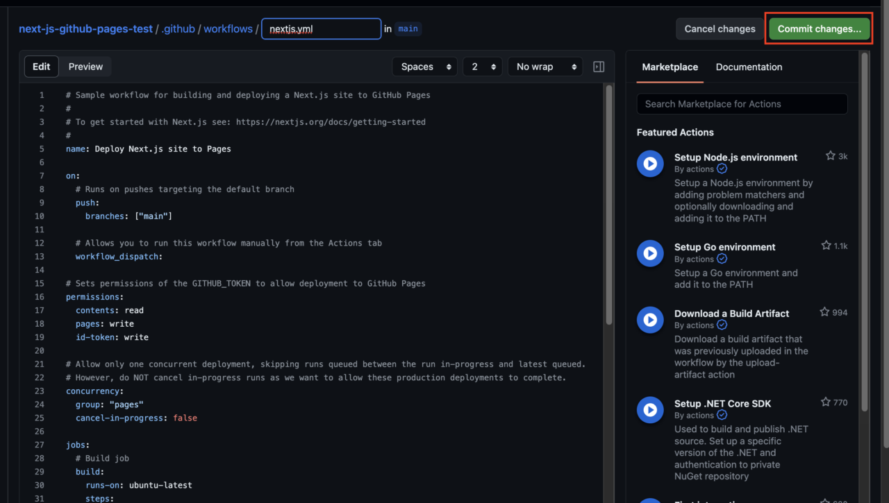 Github Actionsを使用してnextjsをgithub Pagesにデプロイする方法 Muscle Coding
