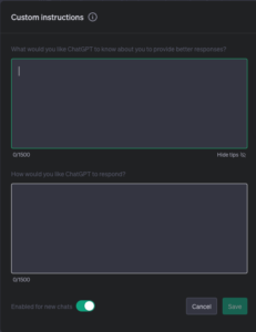 ChatGPT Custom instructionsの使い方・おすすめ設定を解説！プログラミングへの活用 | Muscle Coding